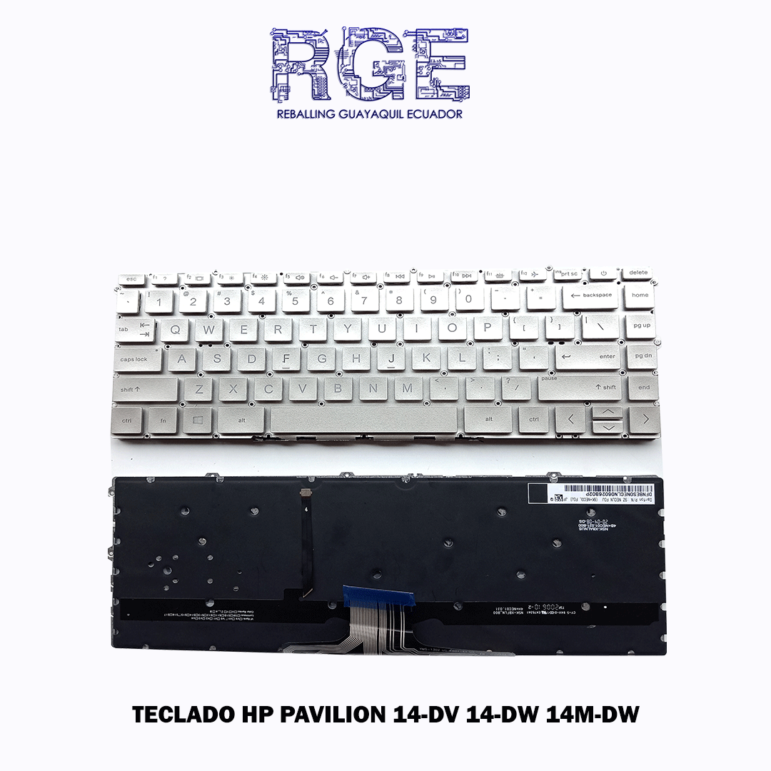Teclado Para Laptop Hp Pavilion 14 Dv 14 Dw 14m Dw Reballing Guayaquil